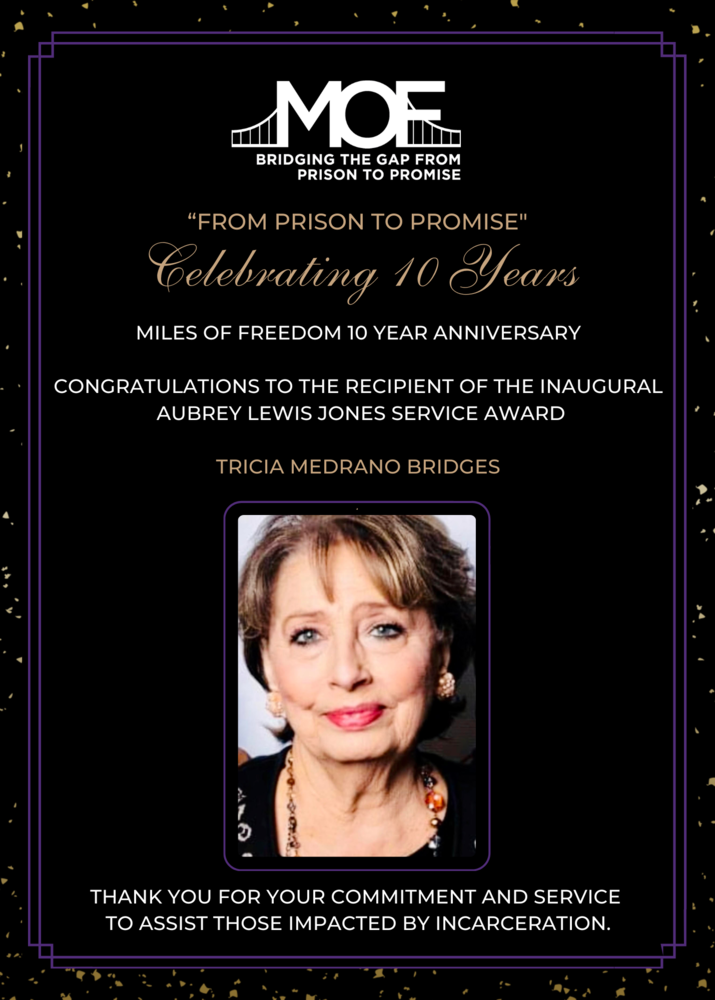 Aubrey Lewis Jones Service Award – MOF